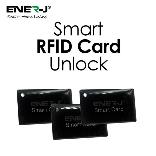 3 Piece pack RFID Touch Card For Smart Doorlock – ENERJ Smart EU