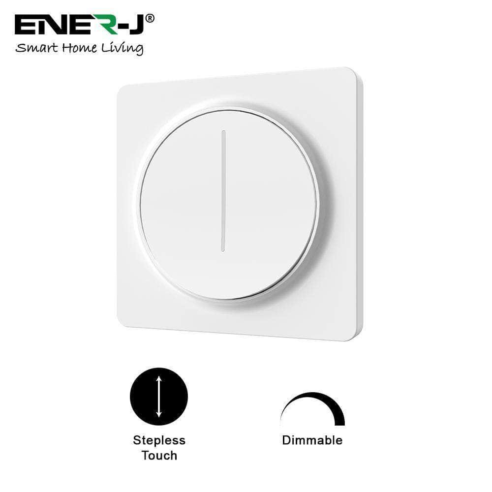 One Gang Dimmable Touch switch | Smart WiFi Dimmer Switch – ENERJ Smart EU
